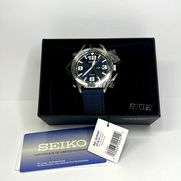 Seiko | Accessories | Brand New Seiko Essential Blue Mens Watch | Poshmark